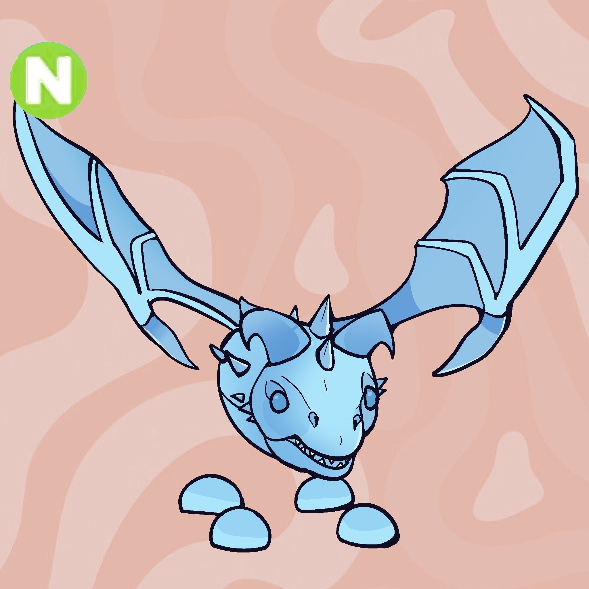 Neon Frost Dragon – BloxyBarn